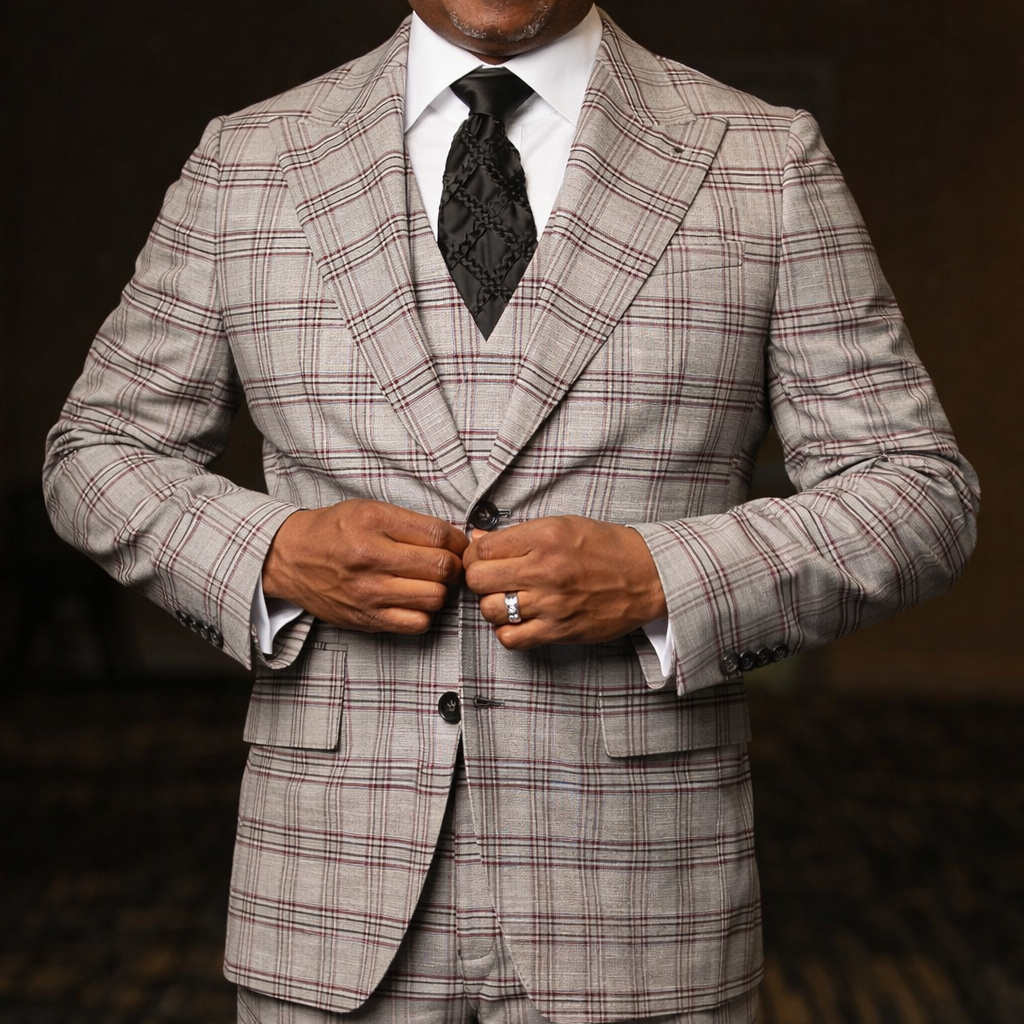 Brown Regal Check – suitsbythorpe